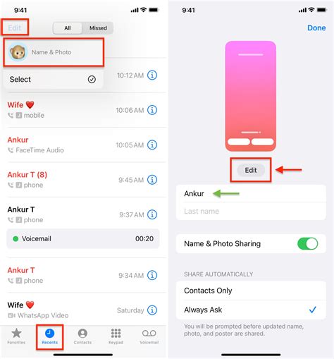 How To Use Contact Poster For Phone And Facetime Calls On Iphone In Ios
