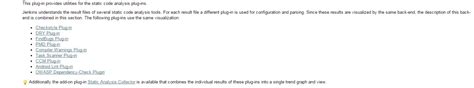 hudson how to use static analysis collector plugin in