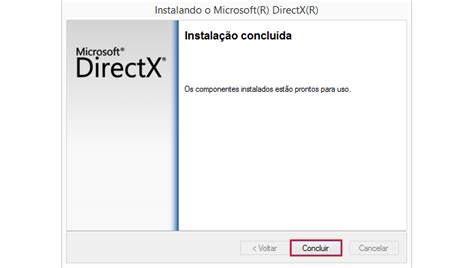 como resolver o erro directx com o directx end user runtime web