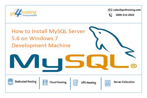 how to install mysql server 5 6 on windows 7 development machine