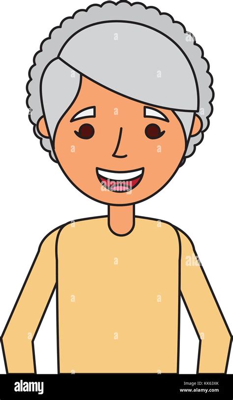 Old Woman Portrait Lady Grandma Cartoon Stock Vector Image And Art Alamy