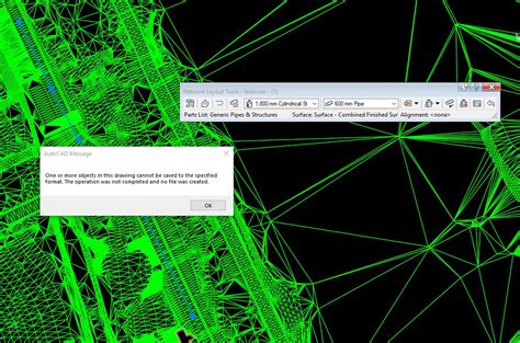 help pipe network fails to save autodesk community