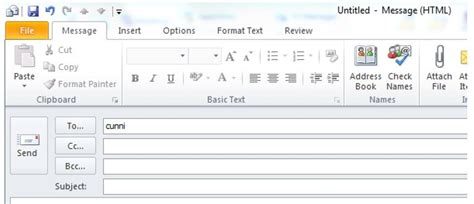 how the address book works in outlook 2010 for windows information