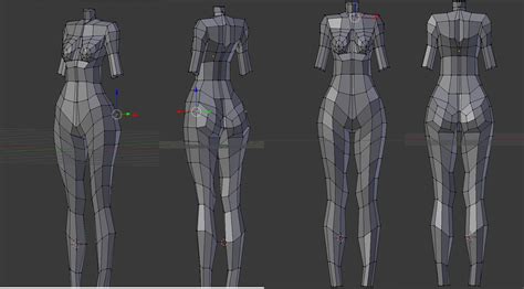 Female Base Mesh Wip Works In Progress Blender Artists Community
