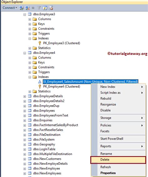 filtered indexes in sql server