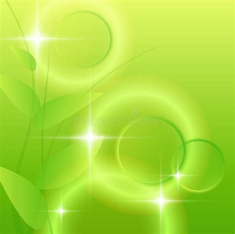 Fondo Verde Abstracto Ilustración Del Vector Ilustración De Ambiente