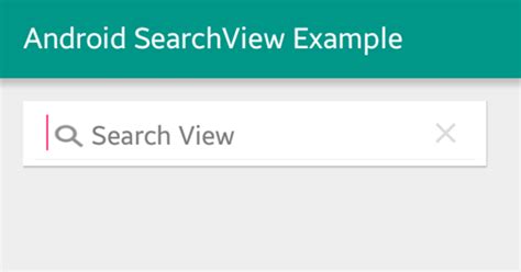 simple android searchview example viral android tutorials examples