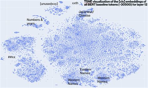 visualizing bert vocab token embeddings
