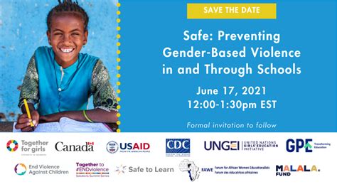 Safe Preventing Gender Based Violence In And Through Schools Events