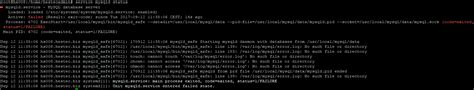 cannot start mysql anymore in directadmin stack overflow
