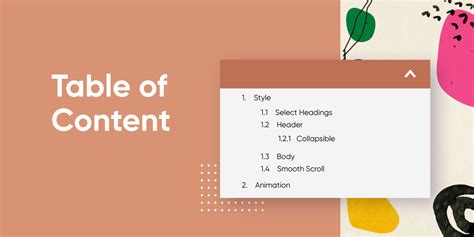 add a wordpress table of contents to your site for seamless navigation