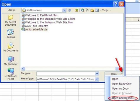 cách sửa lỗi errors were detected while saving file trong excel 2010