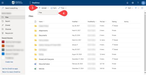 ms help how do i upload files to onedrive intranet university of