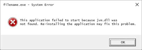 how to fix jvm dll is missing or not found errors