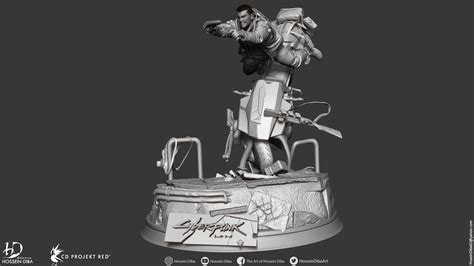 V Male Protagonist Of Cyberpunk 2077 Statue Cd Projekt Red