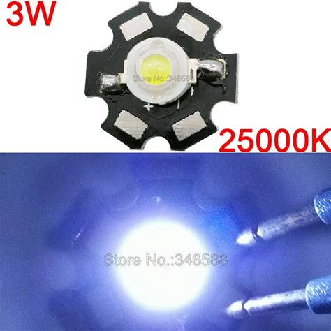 10pcs 3w Cool White High Power Led Lighting Emitter Diode Dc3 6 3 8v
