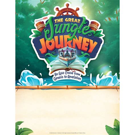 Promo Flier Pack Of 10 Jungle Journey Answers Vbs 2024 Concordia