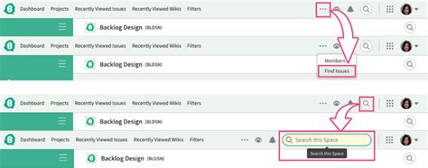 find issues backlog enterprise