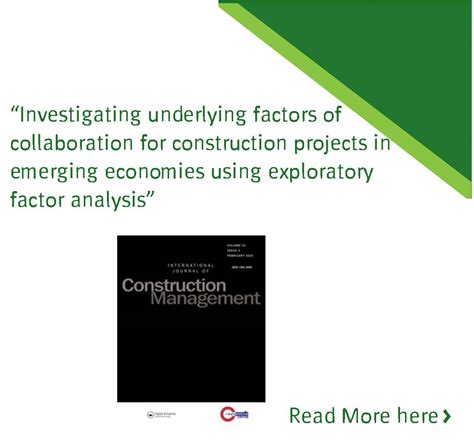 Investigating Underlying Factors Of Collaboration For Construction