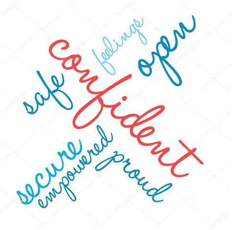 Confident Word Cloud Stock Vector By ©arloo 88585880