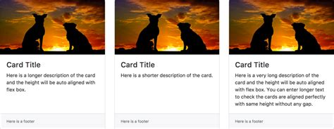 bootstrap 4 card layout tutorial webnots