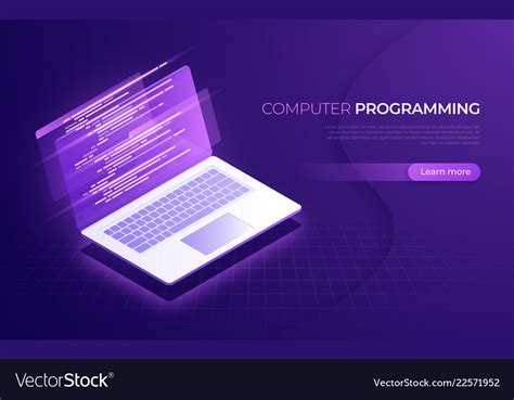 computer programming coding testing debugging vector image