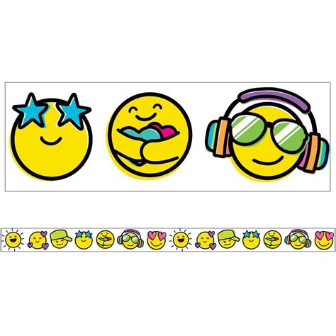 Carson Dellosa Education Smiley Faces Straight Borders Artofit