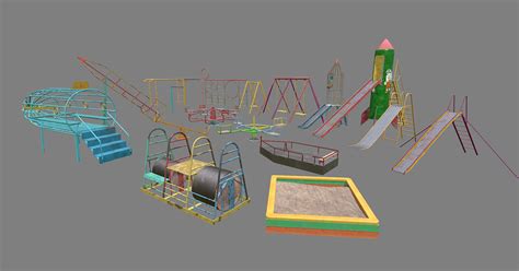old playground 3d 外观 unity asset store