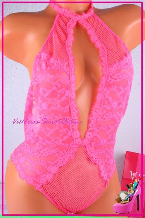 Victorias Secret Lingerie Teddy Bodysuit One Piece Sexy Lace Sheer