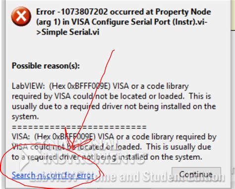 solved labview serial connection issue ni community