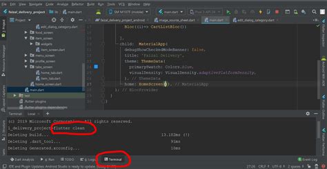 flutter app stuck at running gradle task assembledebug stack