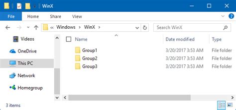 make use of winx quick link menu in windows 10