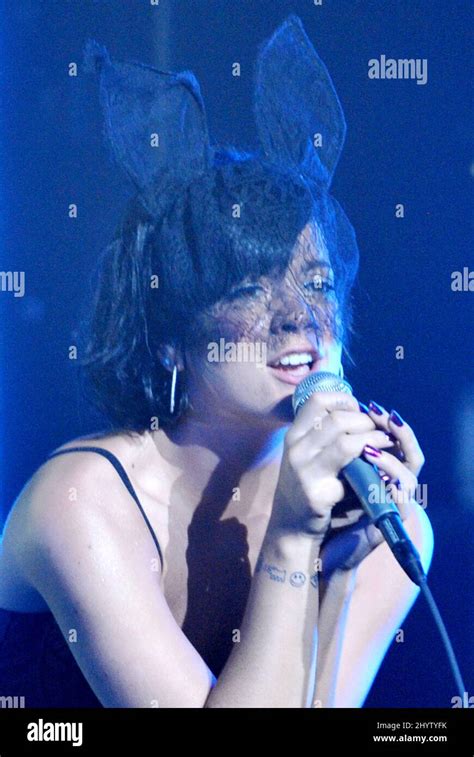 Lily Allen Performing Its Not Me Its You In Concert At The Wiltern
