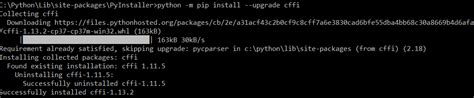 [solved] pyinstaller cannot check for assembly dependencies