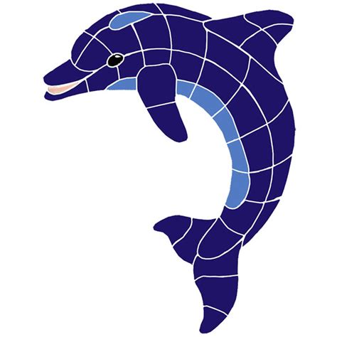Dolphin Classic Upward By Artistry In Mosaics Pools And Surfaces