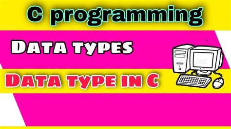 what is data types data types in c what is data type in c learn