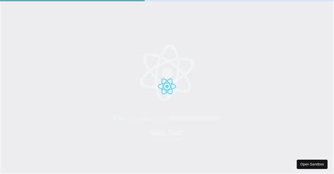react loading screen codesandbox