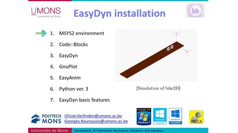 [windows] easydyn installation part 1 msys2 youtube
