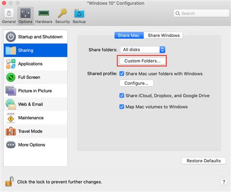 kb parallels how to share a macos folder with a virtual machine