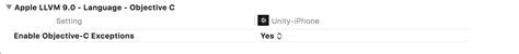 xcode semantic issue cannot use throw with exceptions disabled it