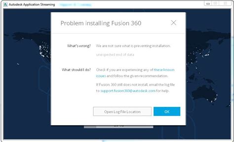cannot able to install fusion 360 autodesk community