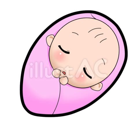 赤ちゃん 女の子イラスト No 387108｜無料イラスト・フリー素材なら「イラストac」