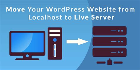 how to convert wordpress website from localhost to server