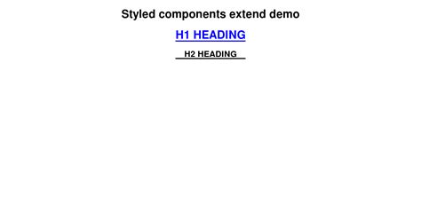 styled components shared styles and extending codesandbox