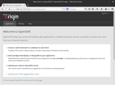 how to install and configure openshift origin on centos 6 5 digitalocean