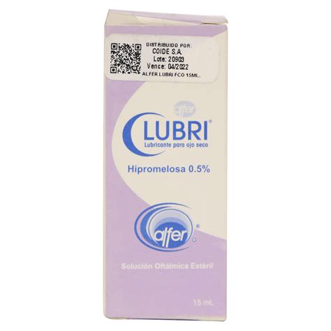 Comprar Alfer Lubri Colirio 15 Ml Walmart Guatemala