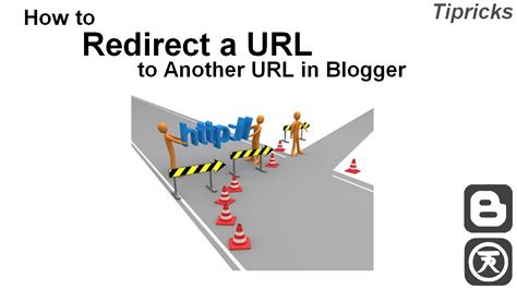 how to redirect a url to another url in blogger blog page tutorials