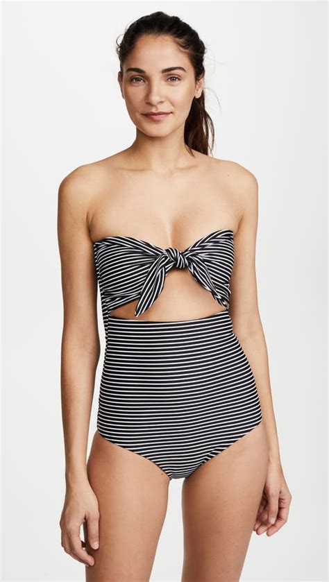 Mikoh Lana One Piece Demi Lovato Striped One Piece Swimsuit