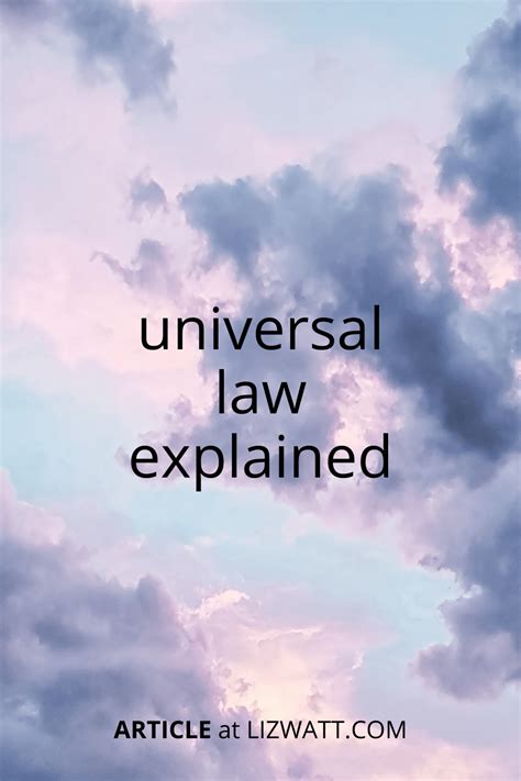 Universal Law Explained 12 Laws That Affect Your Reality Artofit