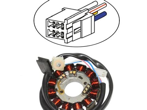 Stator Pour Moteur Minarelli Am6 Dt50 Xlimit Xpower Tzr50 Aprilia Rx Rs